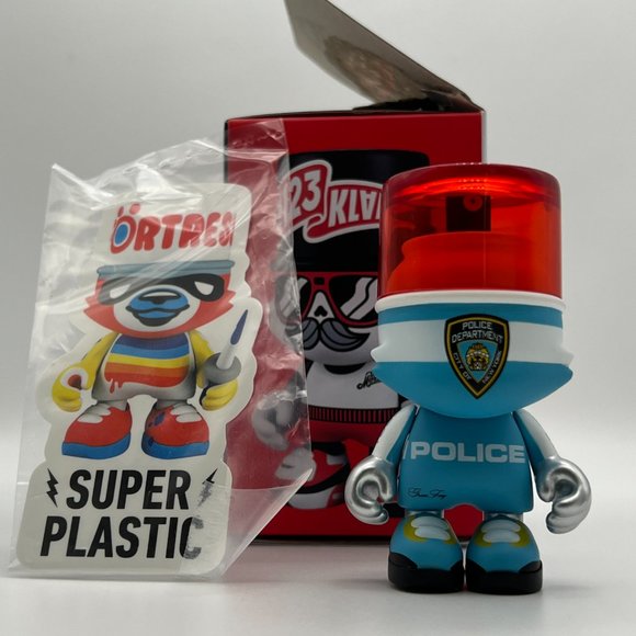 Superplastic | Toys | Kranky Series One Sket Police Blue Spray Can Art ...